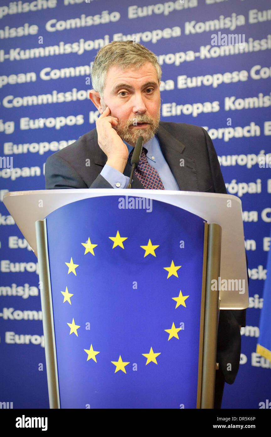 Mar 17, 2009 - Brussels, Belgium - American PAUL KRUGMAN, Professor at ...