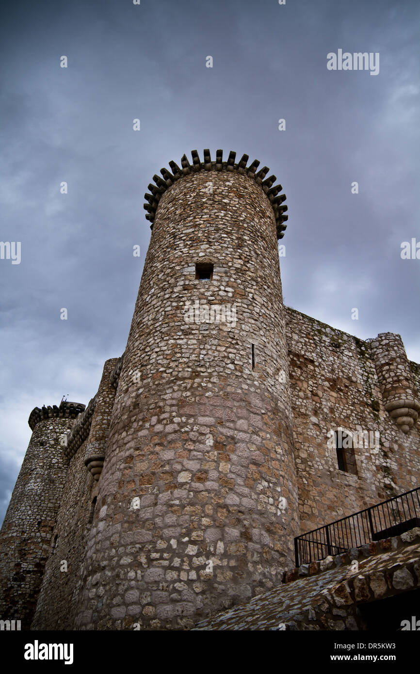 Torija´s Castle in Spain, medieval building Stock Photo - Alamy