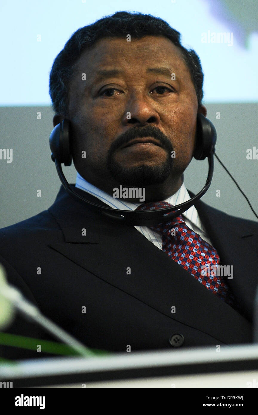 African Union (AU) Commission chairman, Gabonese Jean Ping during the ...