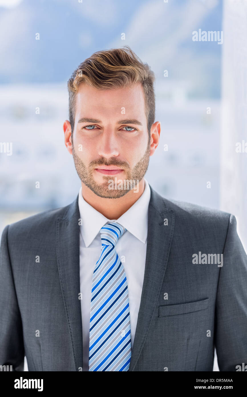 Handsome portrait young male businessman hi-res stock photography and ...