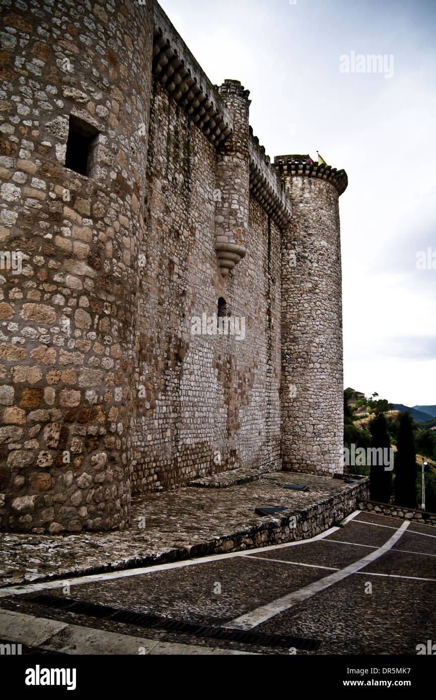 Torija´s Castle in Spain, medieval building Stock Photo - Alamy