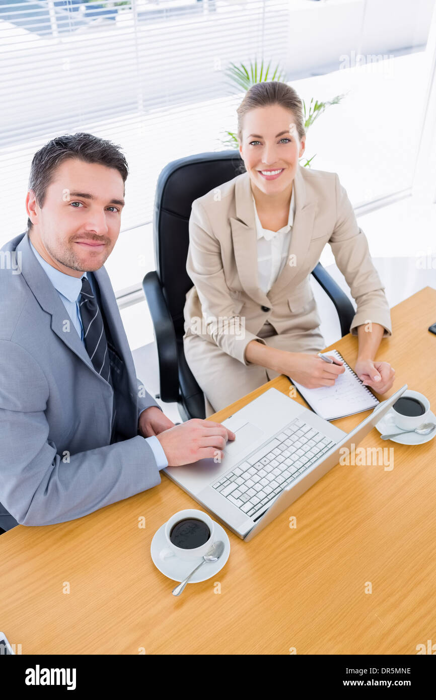 Smartly dressed business man at desk hi-res stock photography and ...