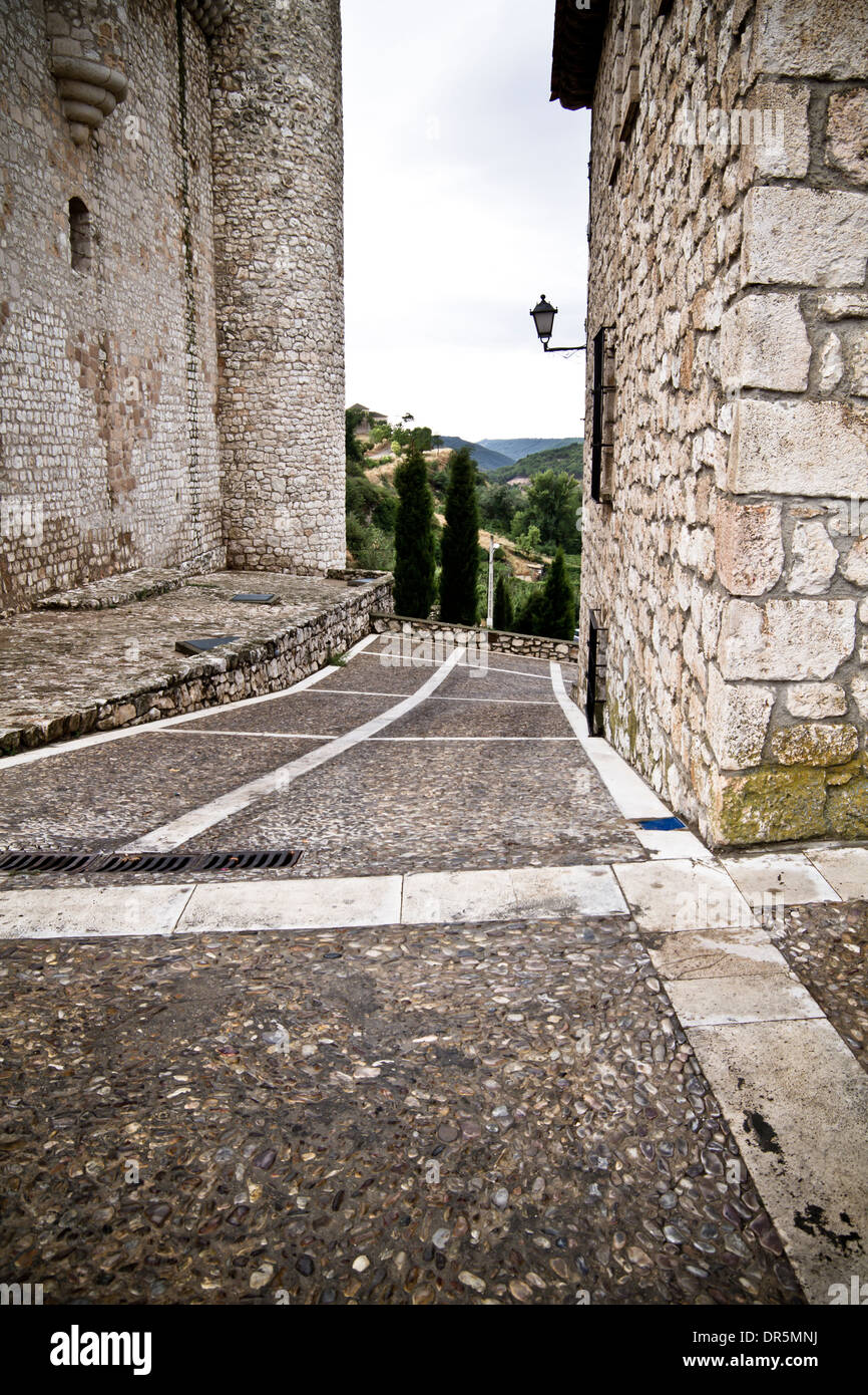 Torija´s Castle in Spain, medieval building Stock Photo - Alamy