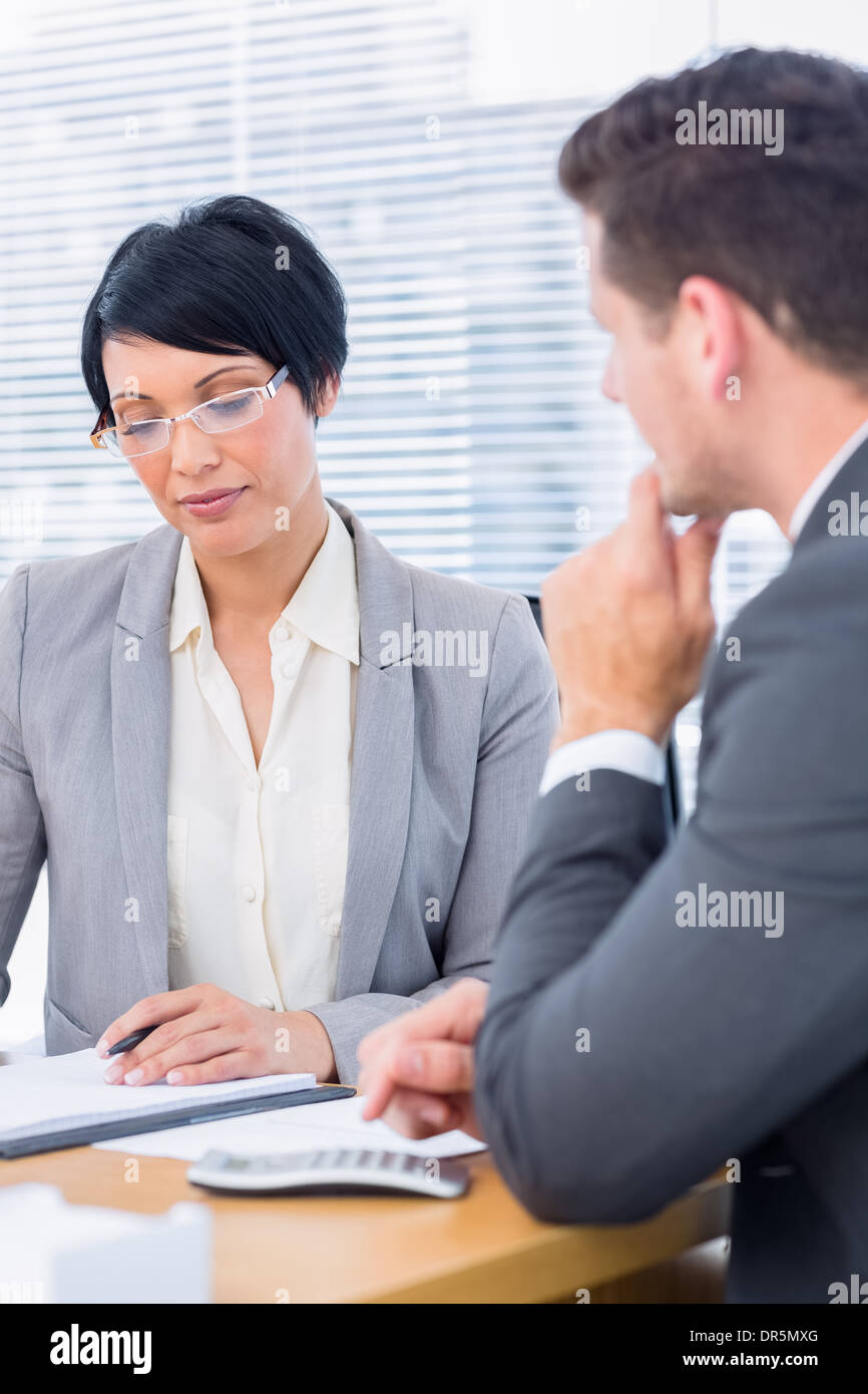 Smartly dressed business man at desk hi-res stock photography and ...