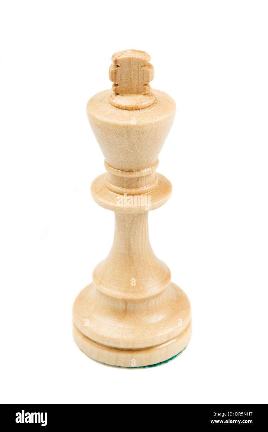 King piece chess white hi-res stock photography and images - Alamy
