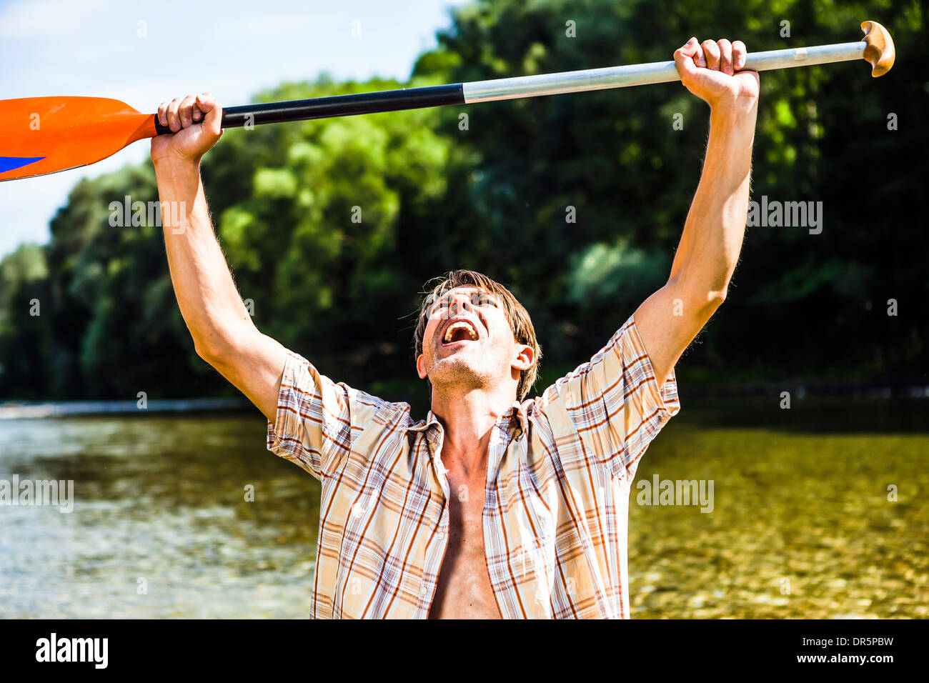 All arms up cheering hi-res stock photography and images - Alamy