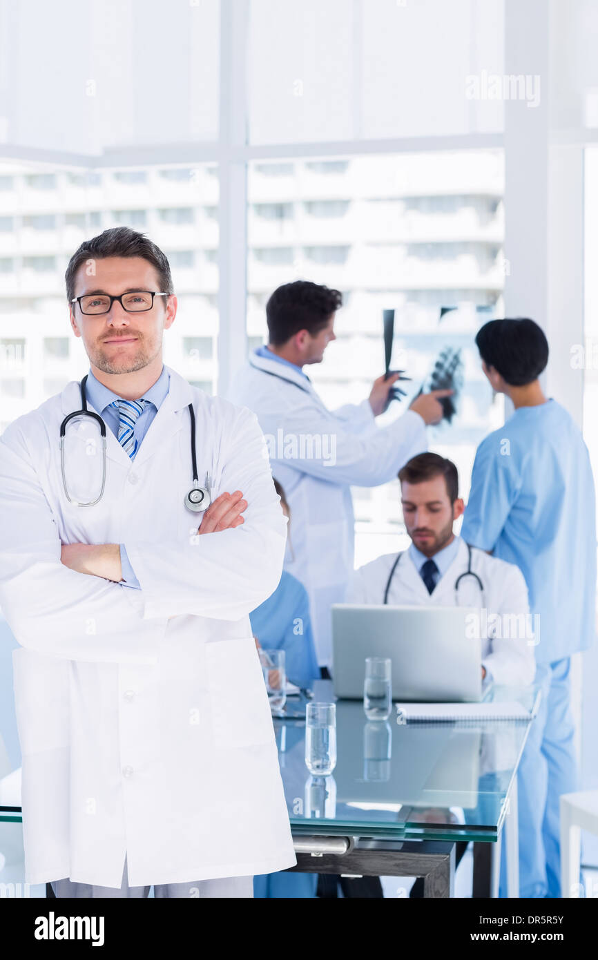 Doctors at work in medical office Stock Photo - Alamy