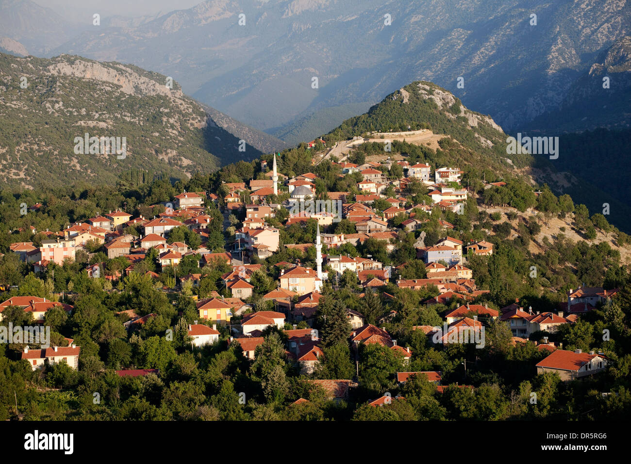 Traditional architecture ormana village akseki hi-res stock photography ...
