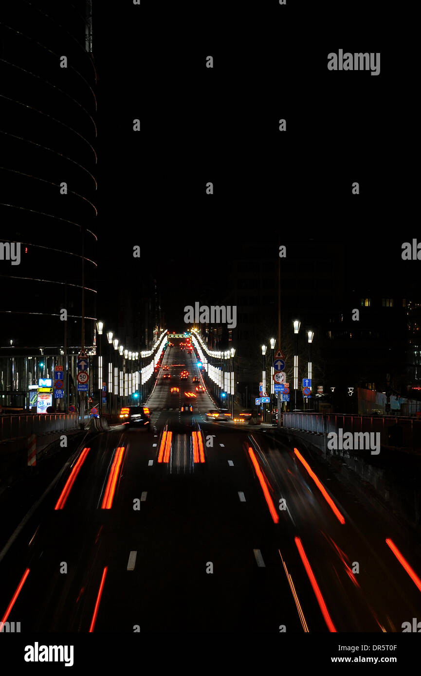 World blackout at European Union headquarters buildings Berlaymont and ...