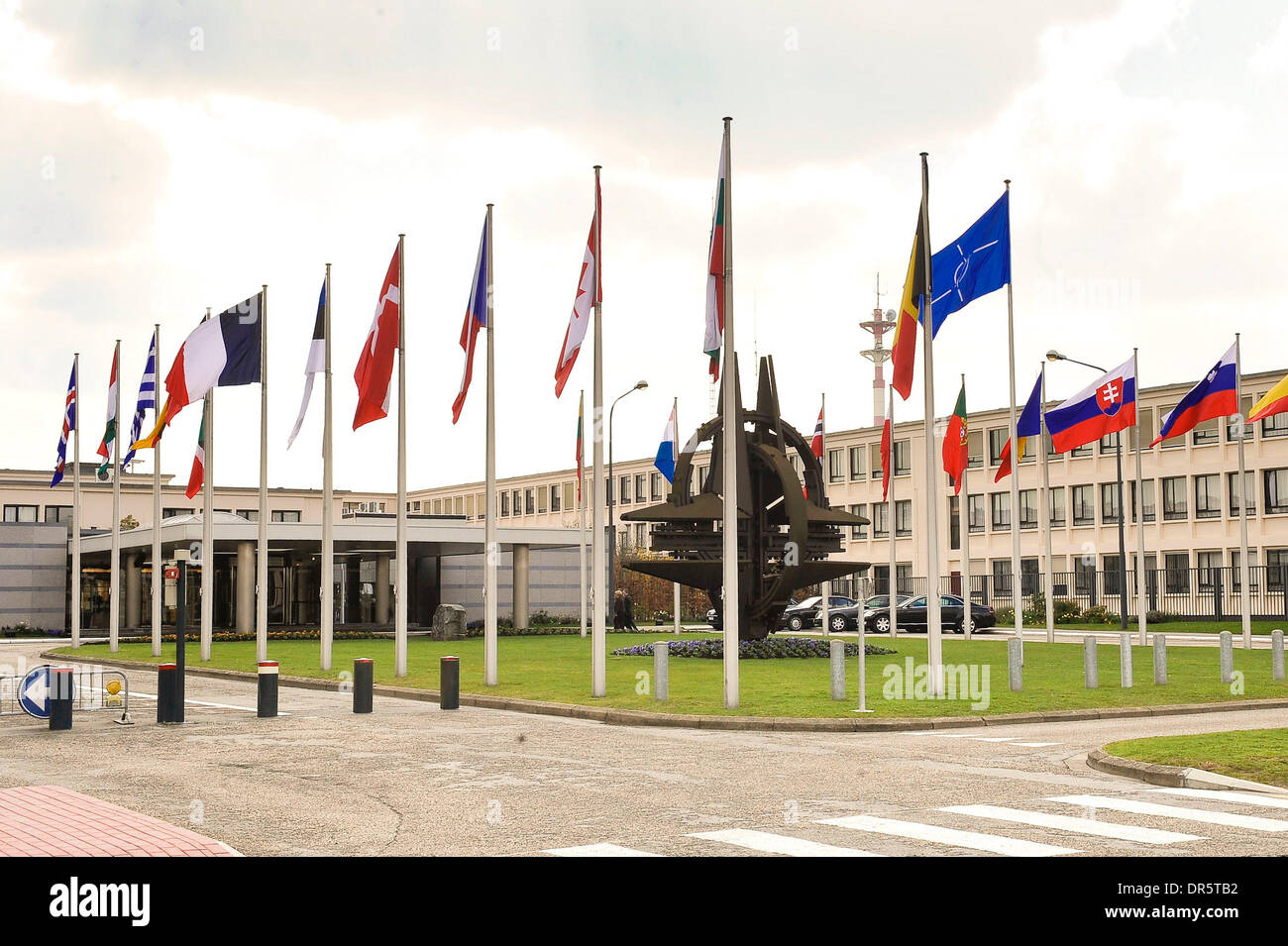 North Atlantic Treaty Organization (NATO) headquarters in Brussels ...