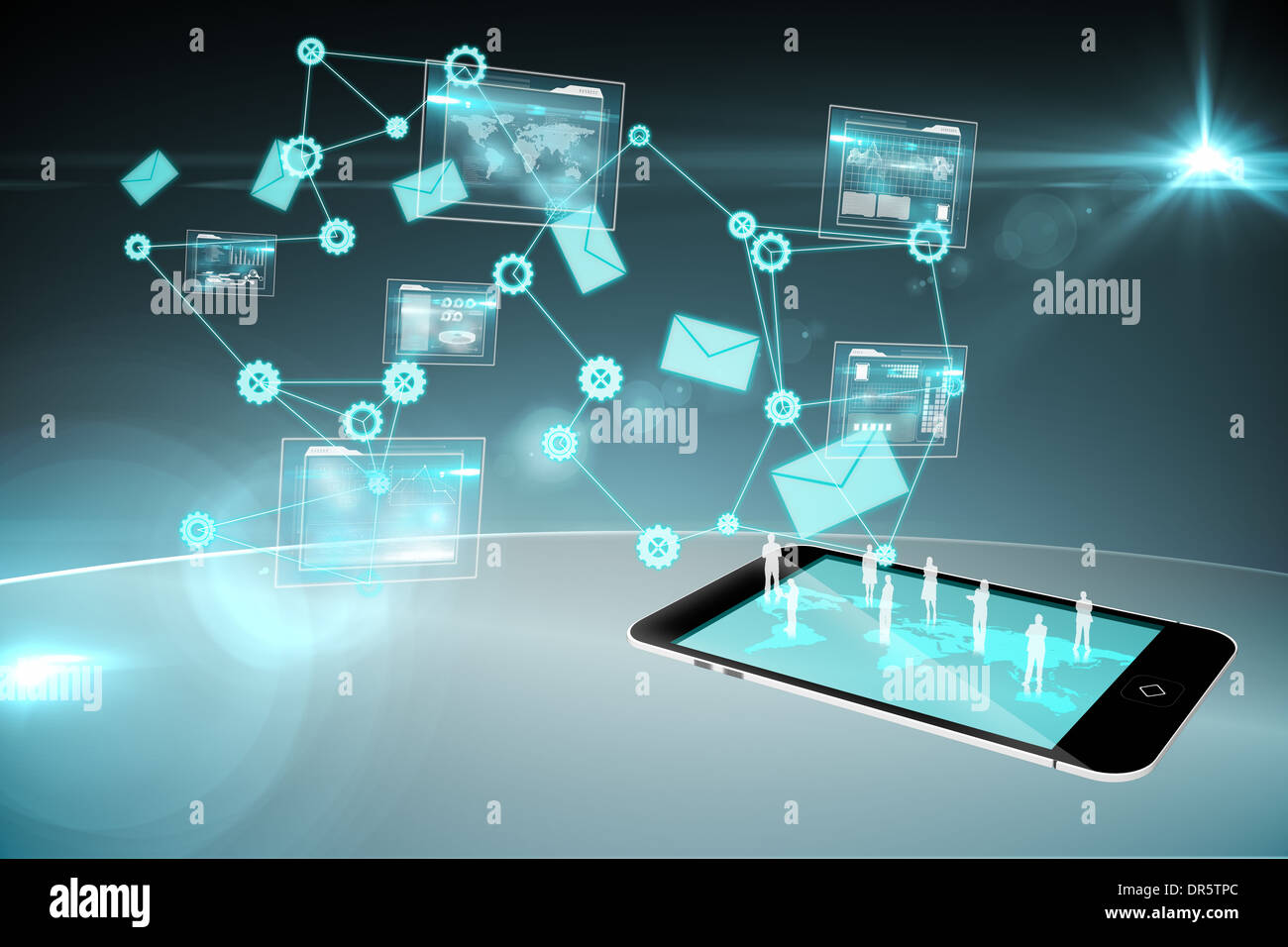 Online connection background Stock Photo - Alamy