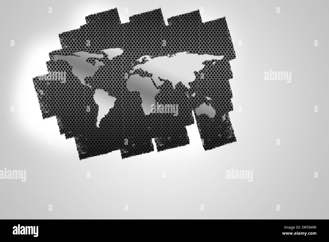World map people Black and White Stock Photos & Images - Alamy