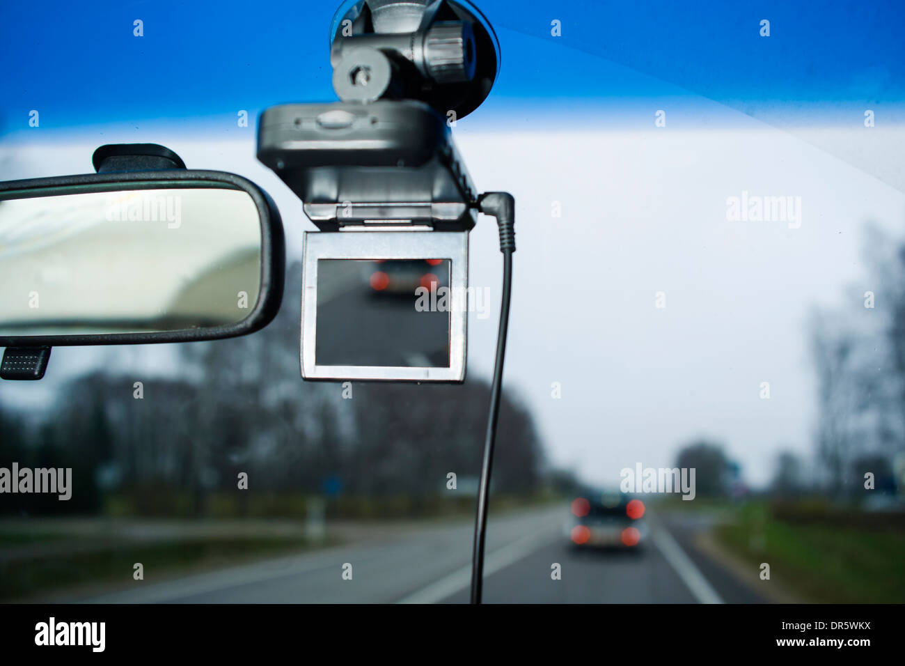 View freeway from inside car hi-res stock photography and images - Alamy