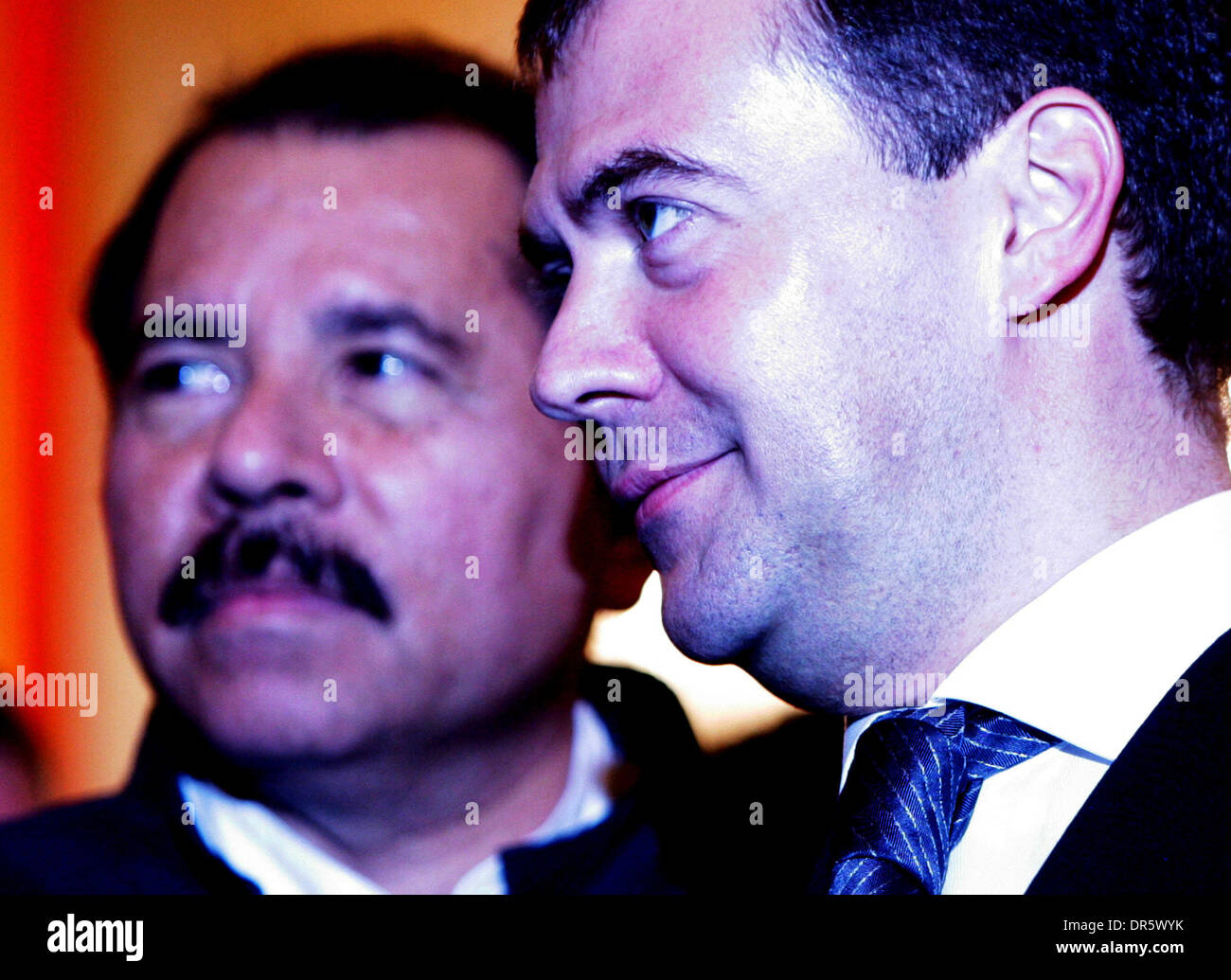 Dec 18, 2008 - Moscow, Russia - President of Nicaragua DANIEL ORTEGA (L ...