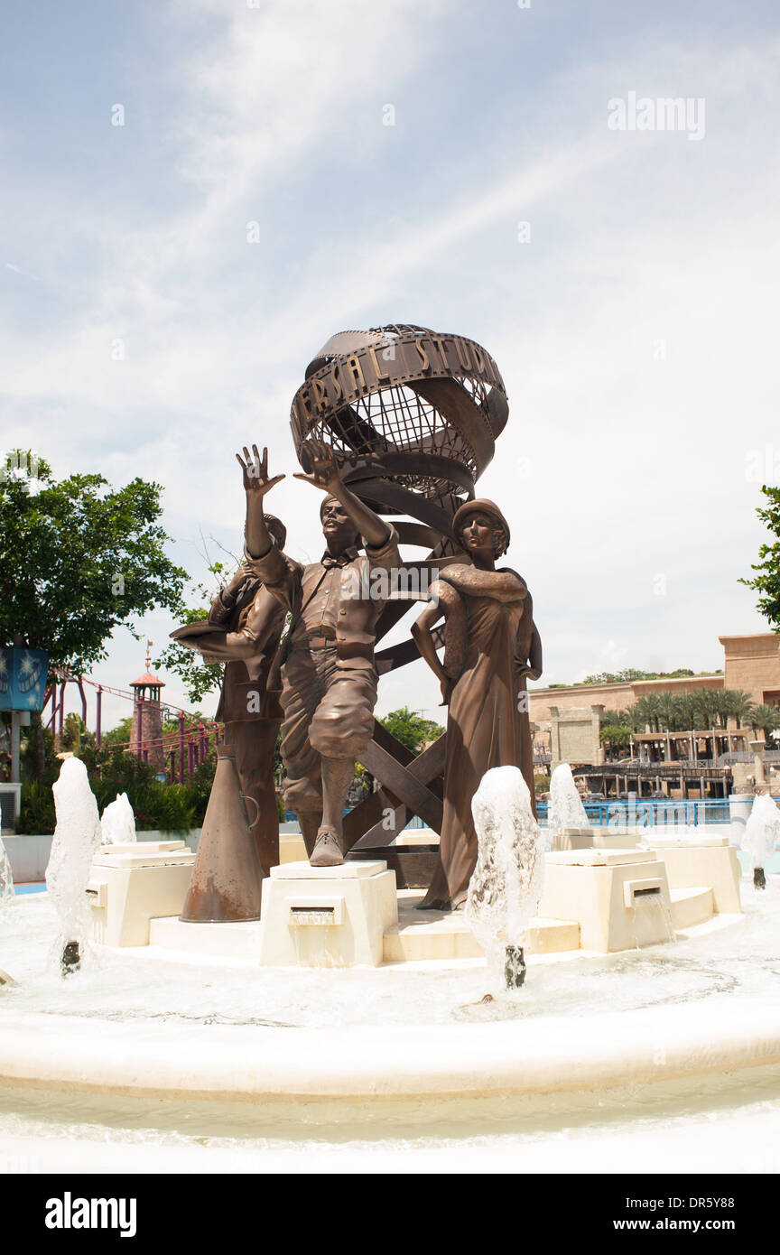 Universal Studios Fountain Stock Photo - Alamy