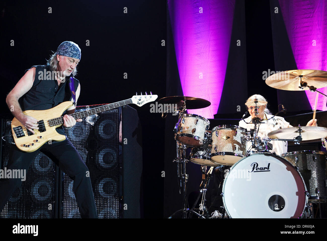 Apr 19, 2009 - Moscow, Russia - Guitarist ROGER GLOVER and drummer IAN ...