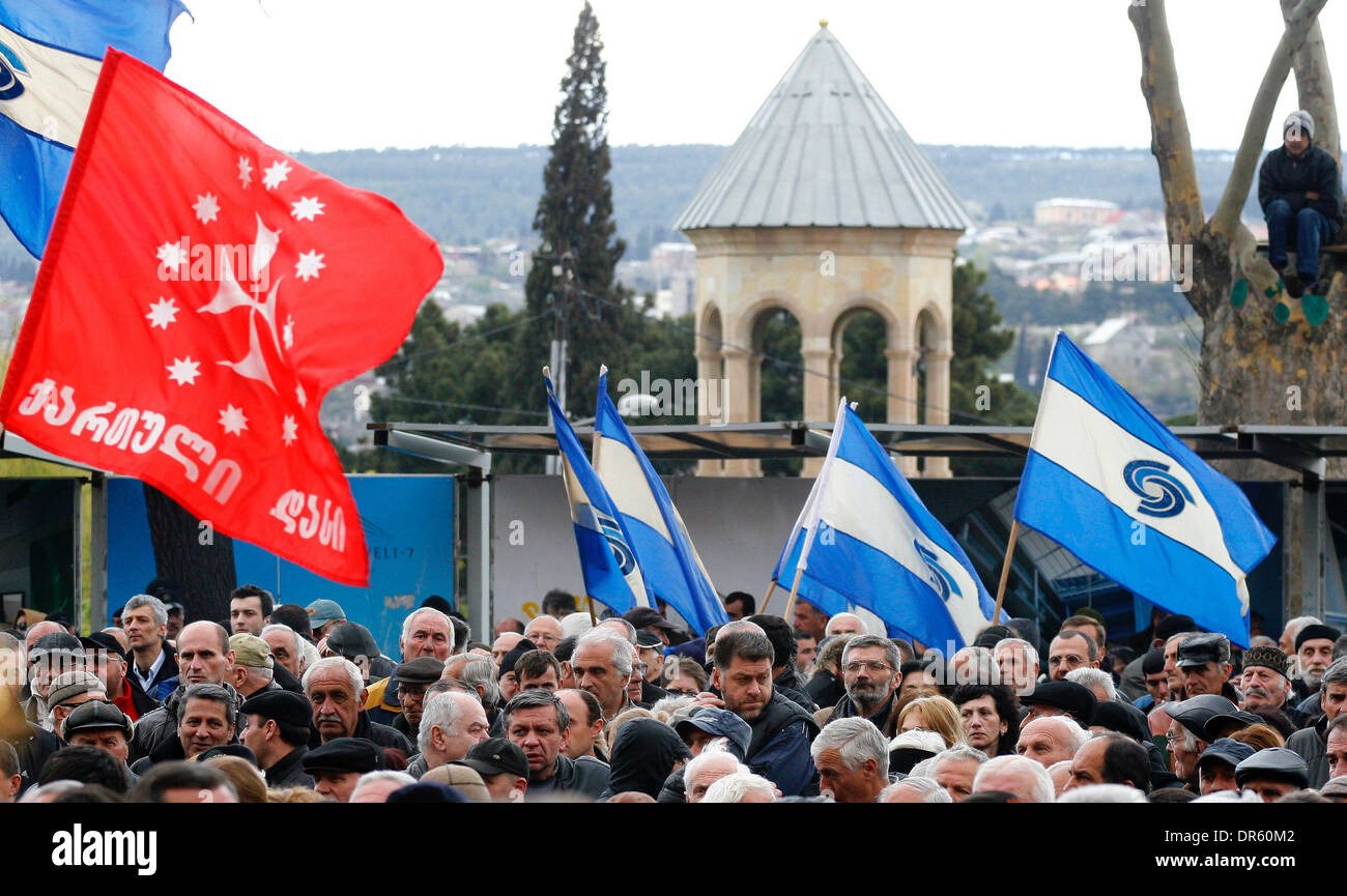 Apr 24, 2009 - Tbilisi, Georgia - Georgian opposition held a protest ...