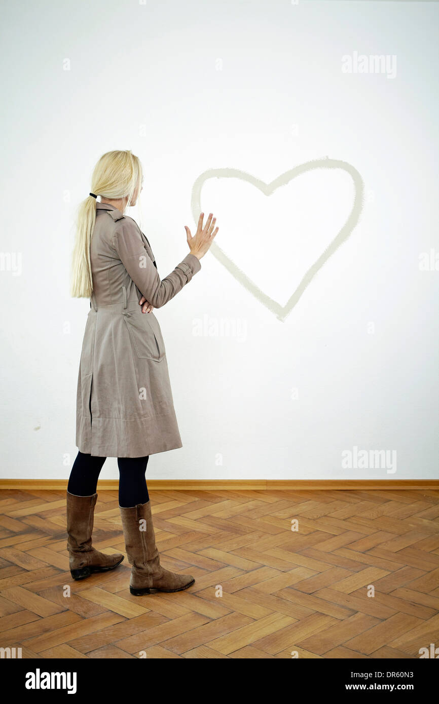 Human heart rear view hi-res stock photography and images - Alamy