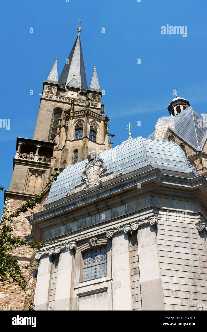 Aachen Cathedral also known as Imperial Cathedral or Royal Church of St ...