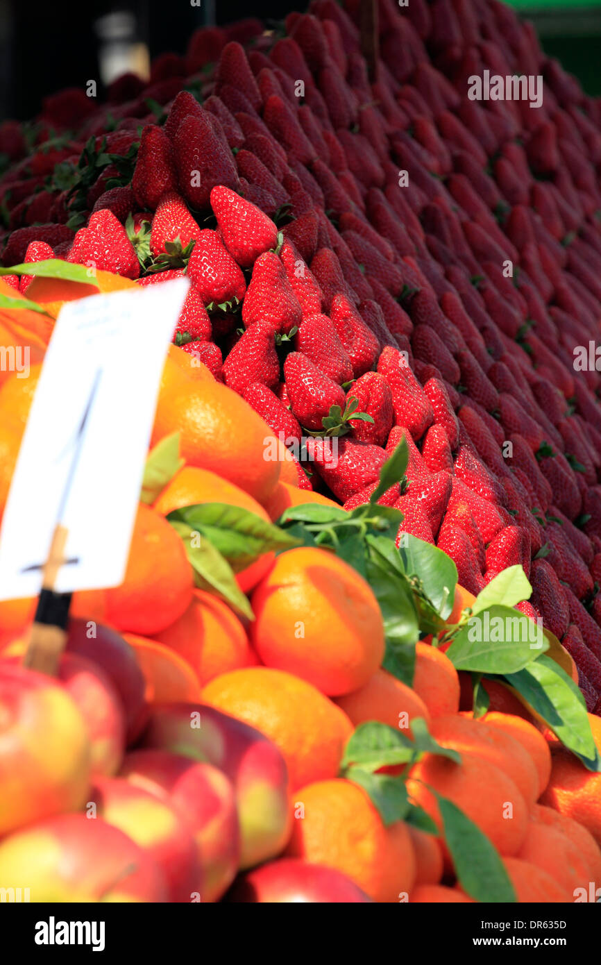 europe greece athens a fruit stall in monastiraki square Stock Photo ...