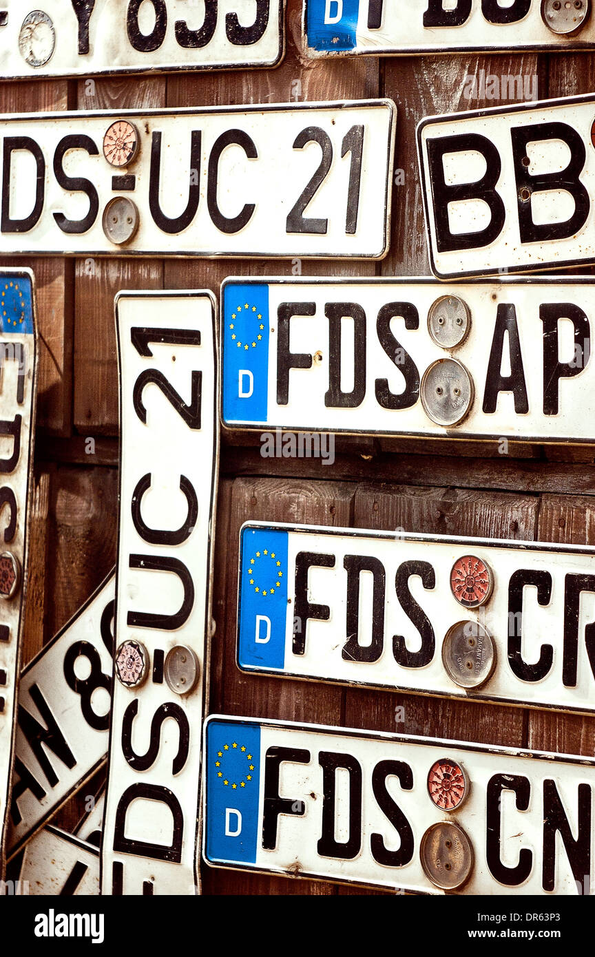 German car registration license plate hi-res stock photography and ...