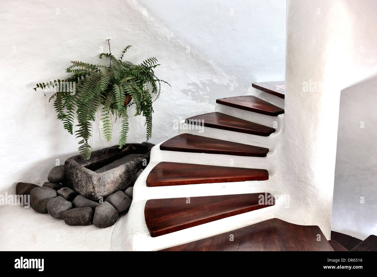 stairs, interior design, Mirador del Río is a viewpoint situated on an ...