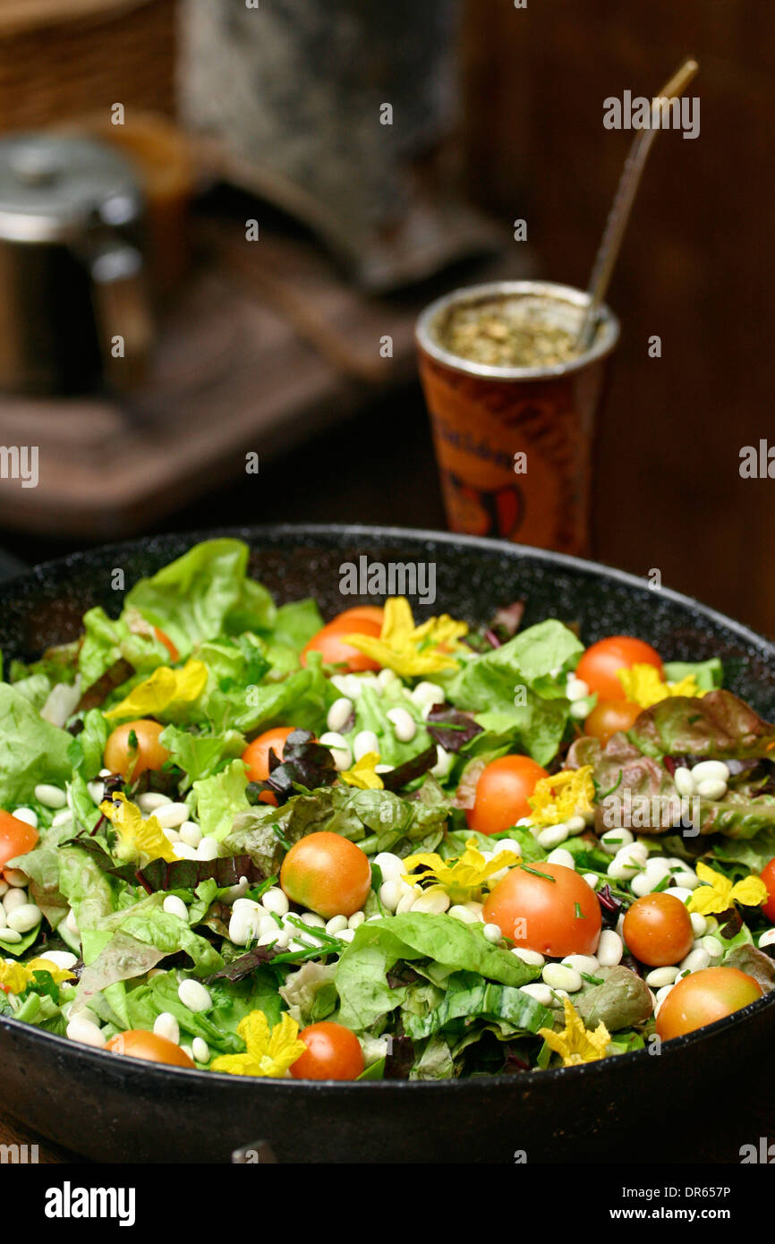 Organic farming tomatoes beans hi-res stock photography and images - Alamy