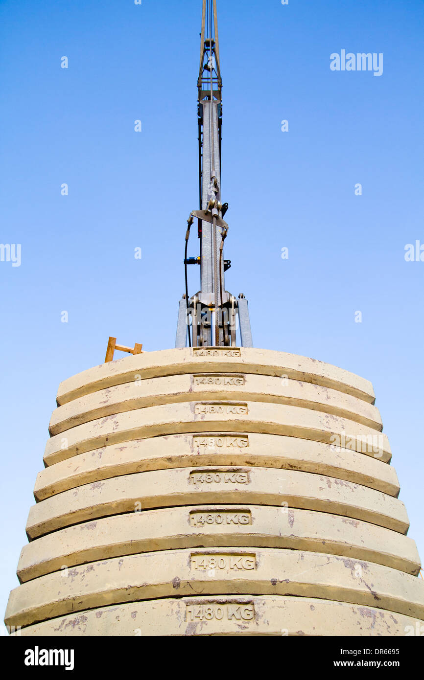 Crane in a construction area Stock Photo - Alamy