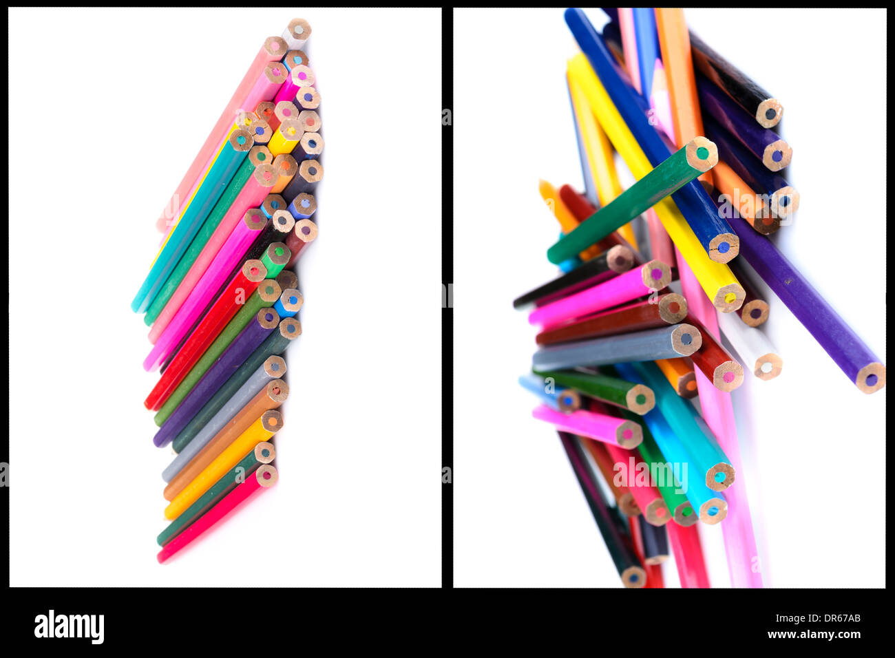 color pencils set Stock Photo - Alamy
