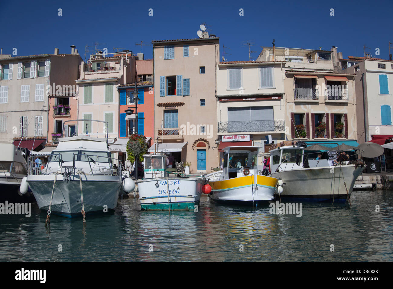 The harbour at Cassis Stock Photo - Alamy