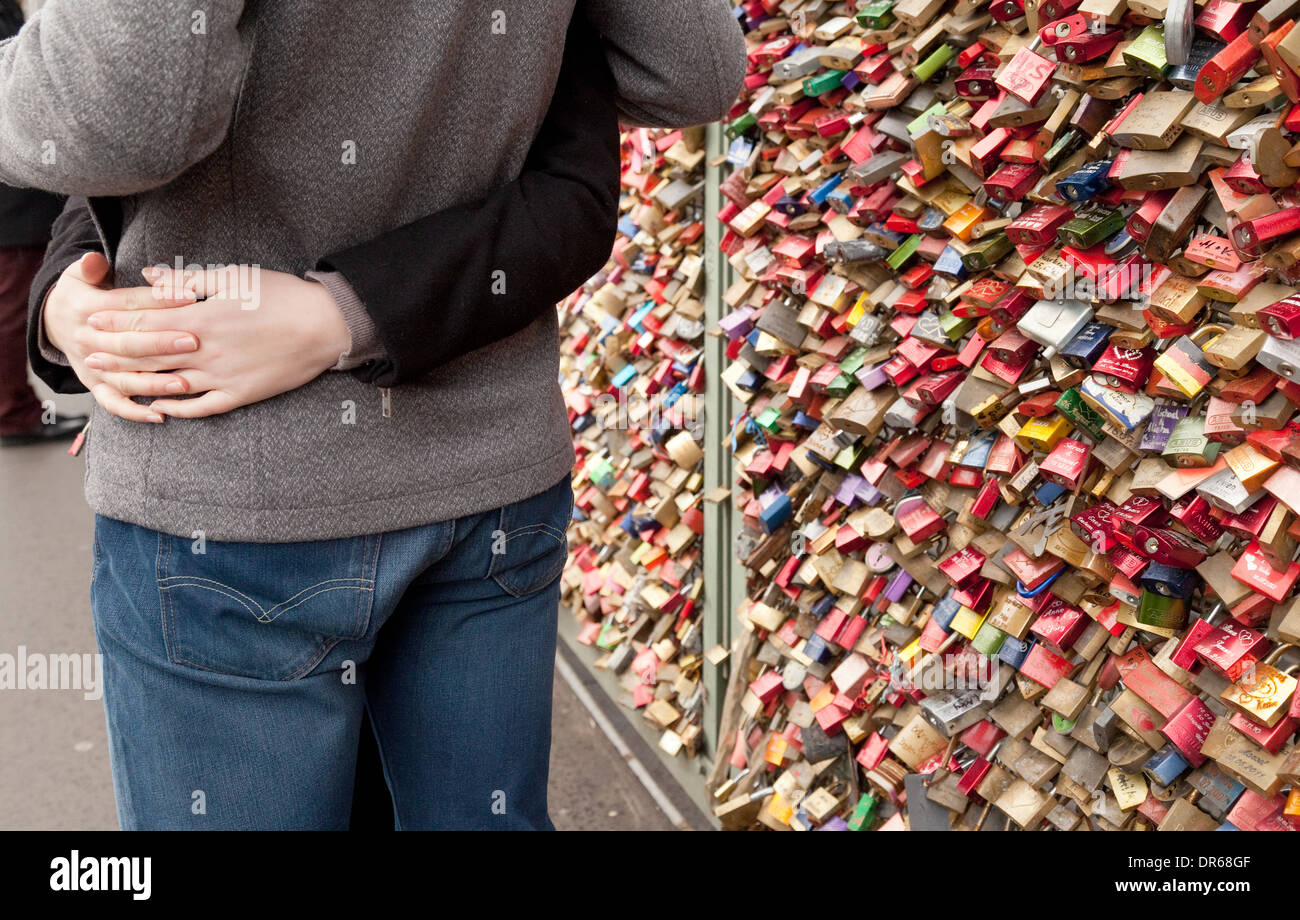 2 love locks hi-res stock photography and images - Alamy