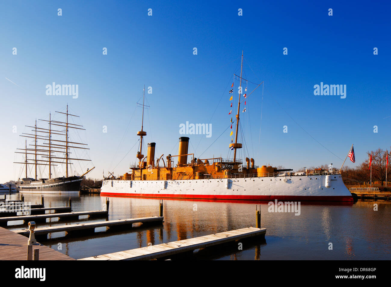 Philadelphia’s Penn’s Landing is home to two of America’s most historic ...