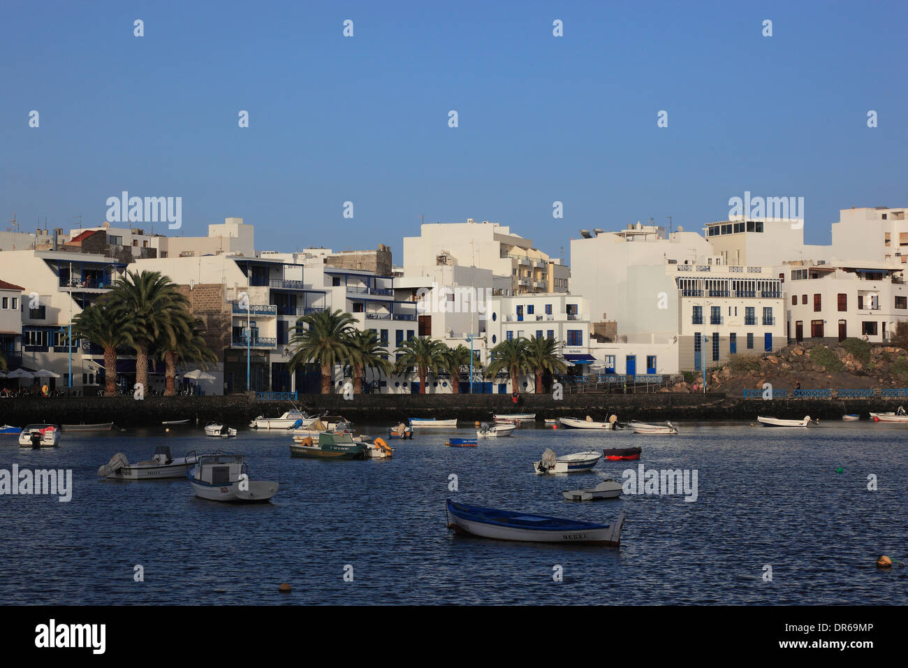 the old fishing port, Charco de San Gines, Arrecife, Lanzarote, Canary ...