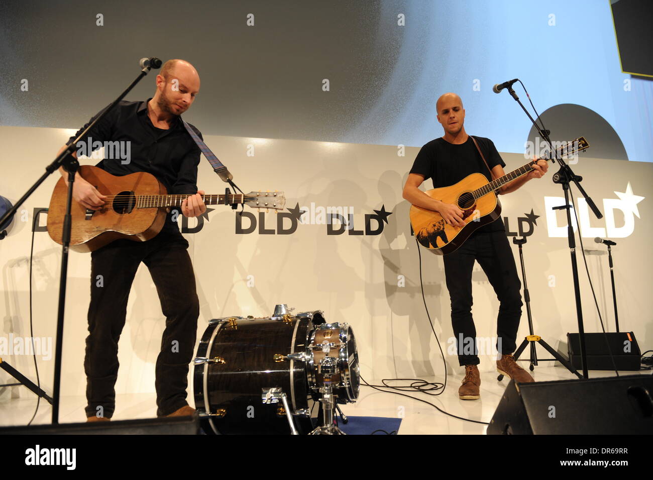 MUNICH/GERMANY - JANUARY 20: Belgian Singer Milow performs during the ...