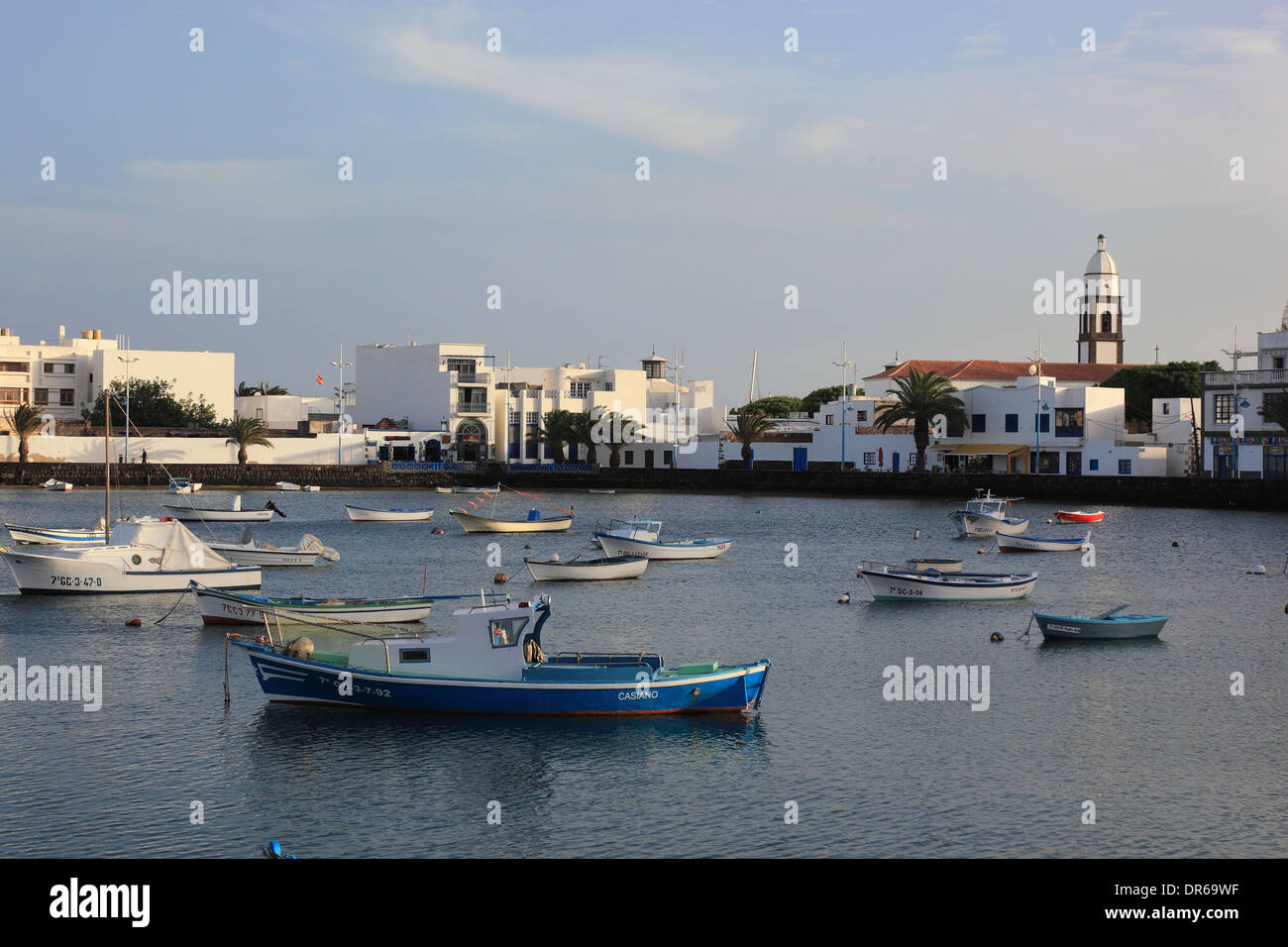 the old fishing port, Charco de San Gines, Arrecife, Lanzarote, Canary ...
