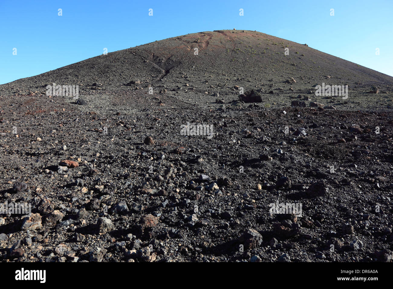 Montana Caolorada, Parque Natural de los Vulcanes, landscape at Montano ...