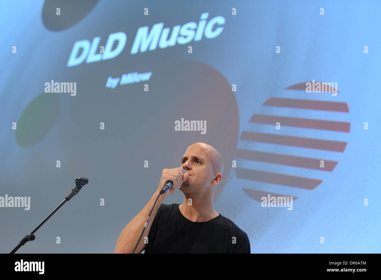 MUNICH/GERMANY - JANUARY 20: Belgian Singer Milow performs during the ...