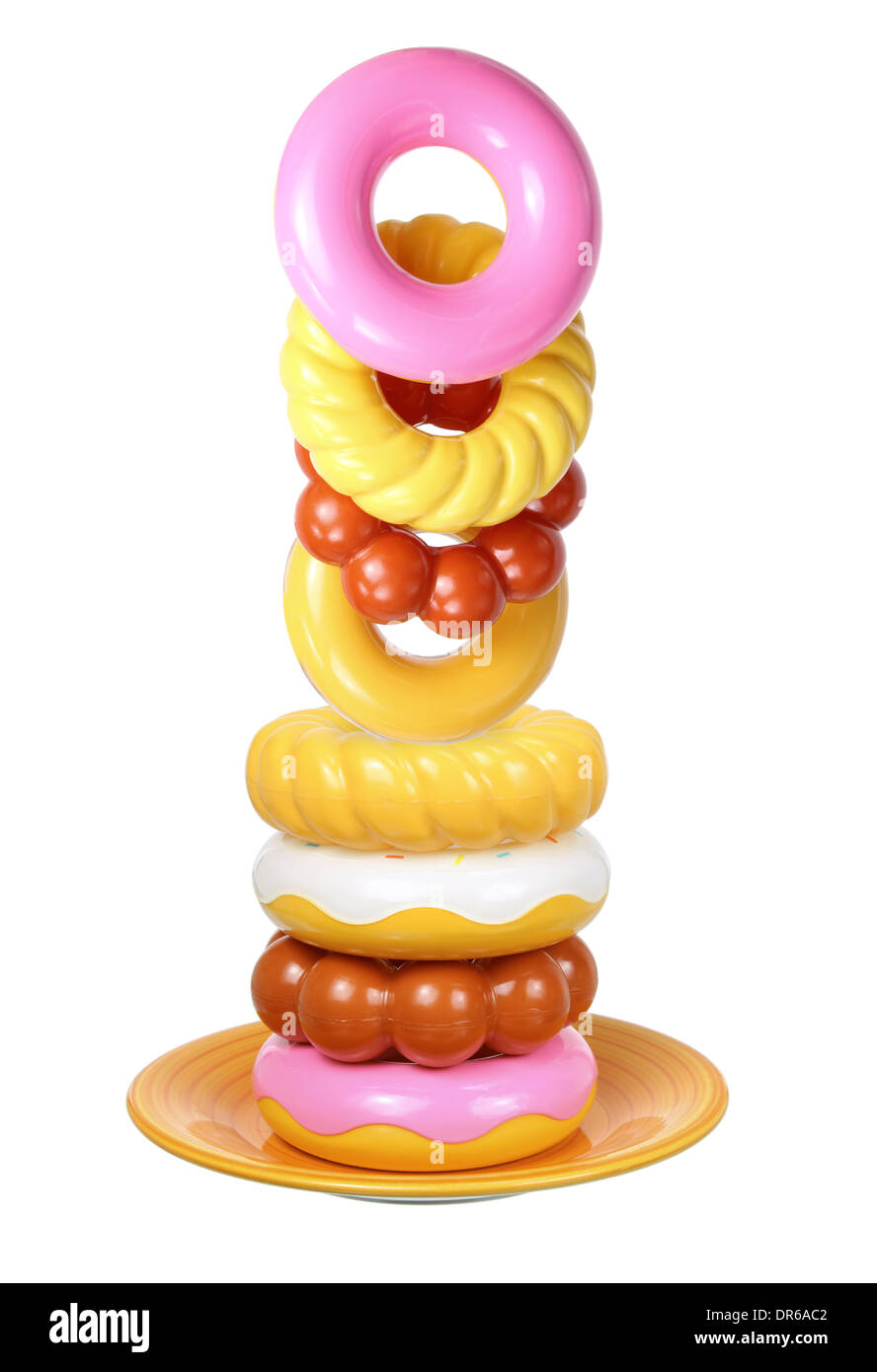 Toy Doughnut Stacking Rings Stock Photo - Alamy