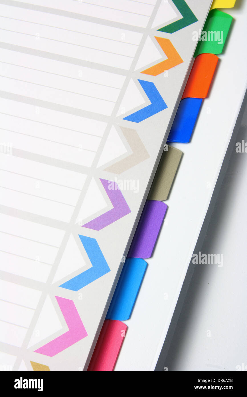 File with Labels Stock Photo - Alamy