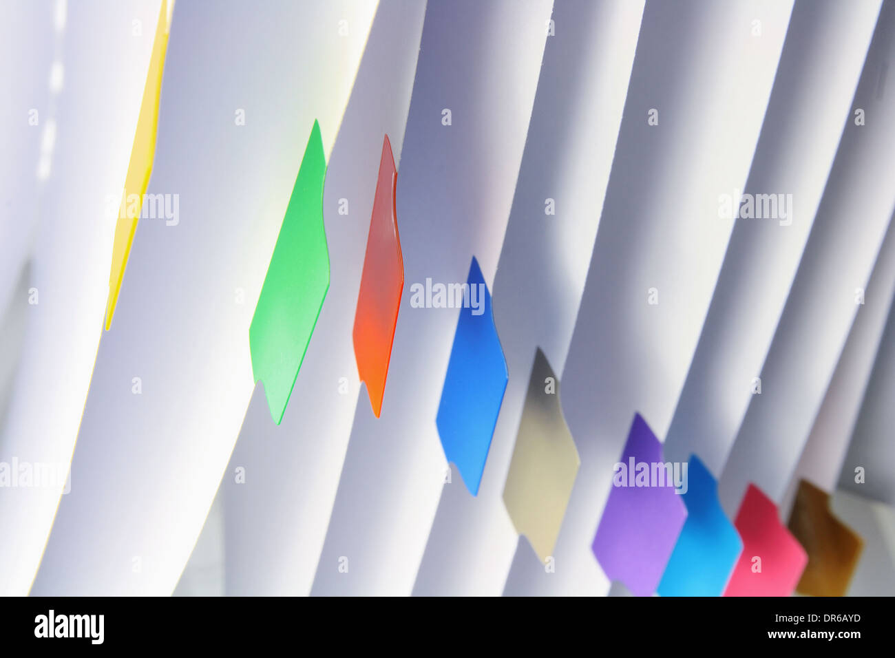 File with Labels Stock Photo - Alamy