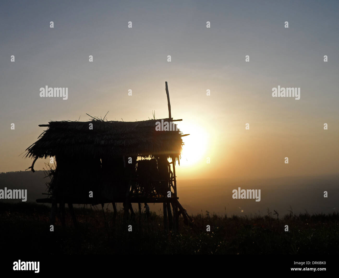 sun set in Kenya Stock Photo - Alamy