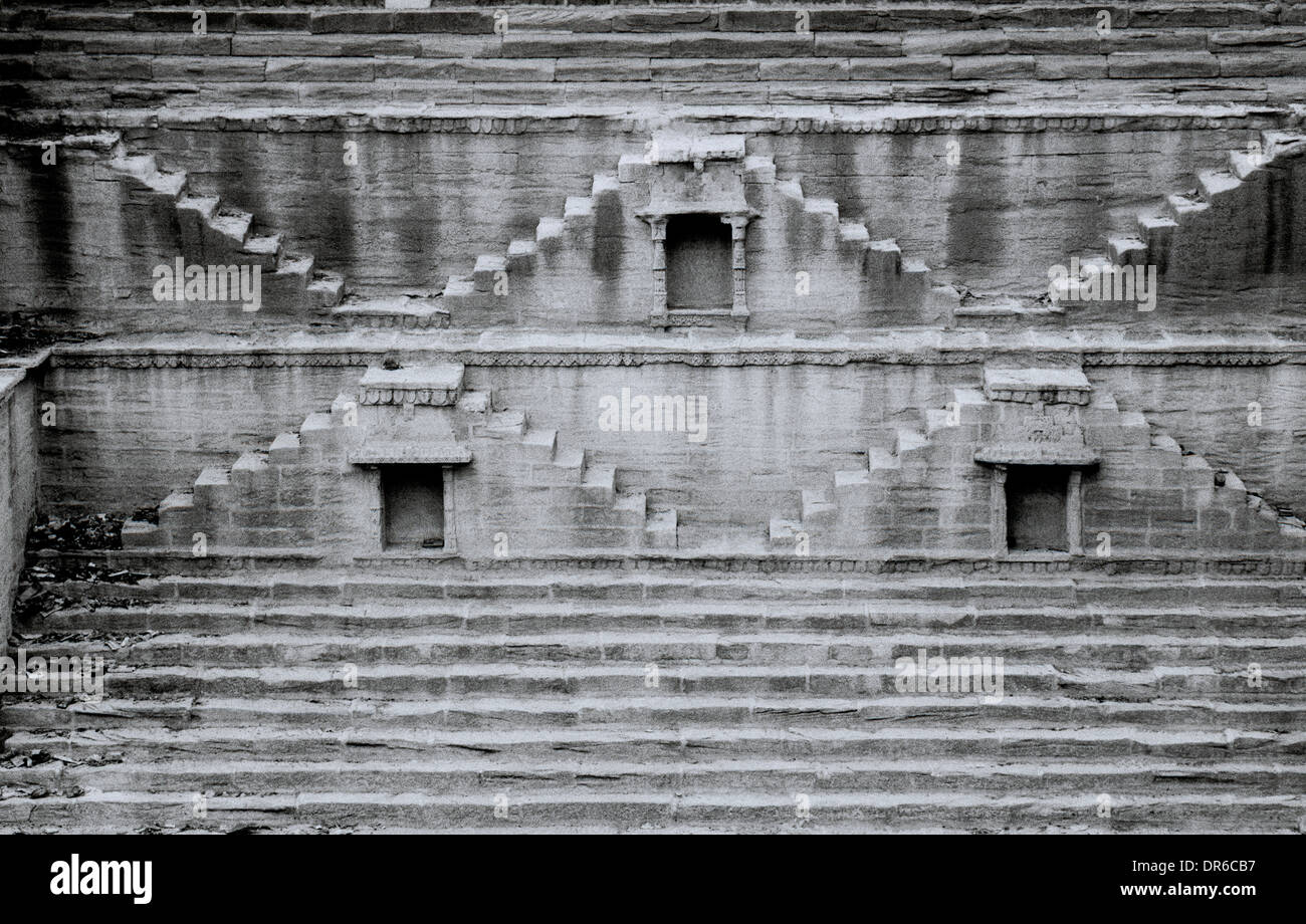 Ancient Step Well in Jodhpur in Rajasthan in India in South Asia ...