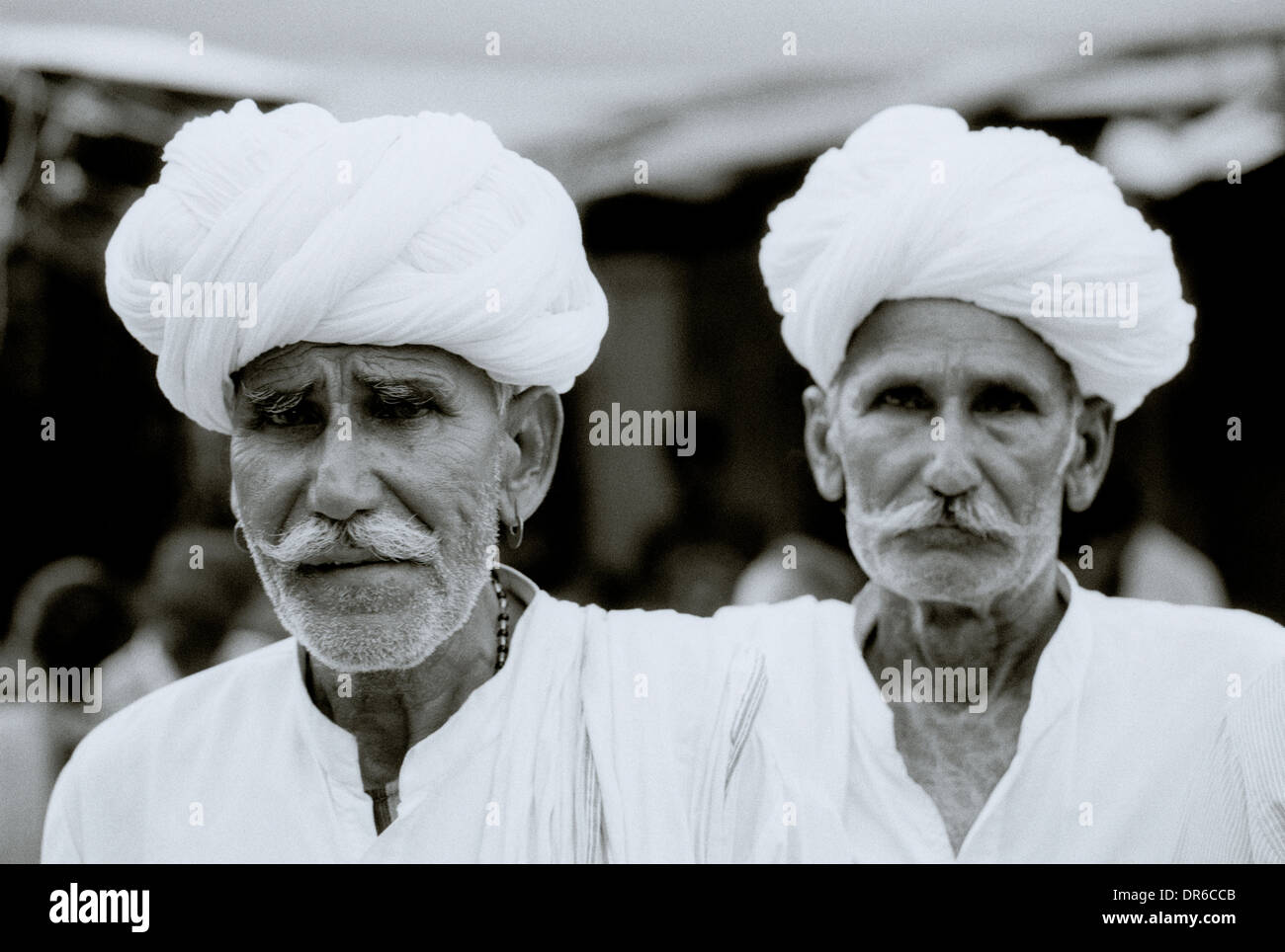 Men of Jodhpur in traditional dress in Rajasthan in India in South Asia ...