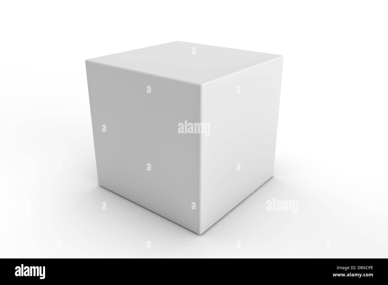 white square packaging on a white background Stock Photo - Alamy