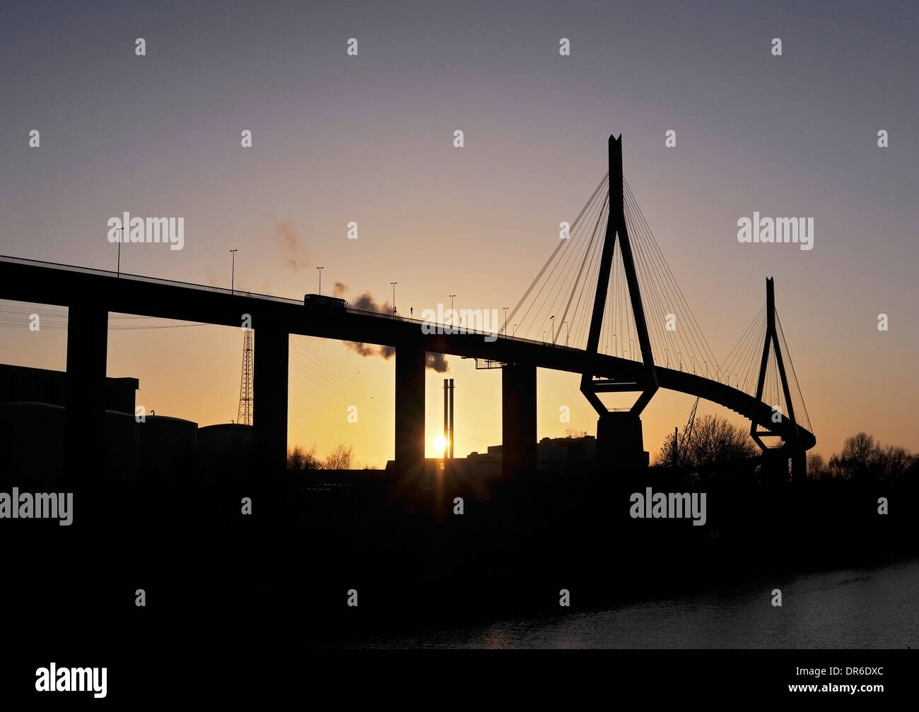 Kohlbrand bridge hamburg hi-res stock photography and images - Alamy