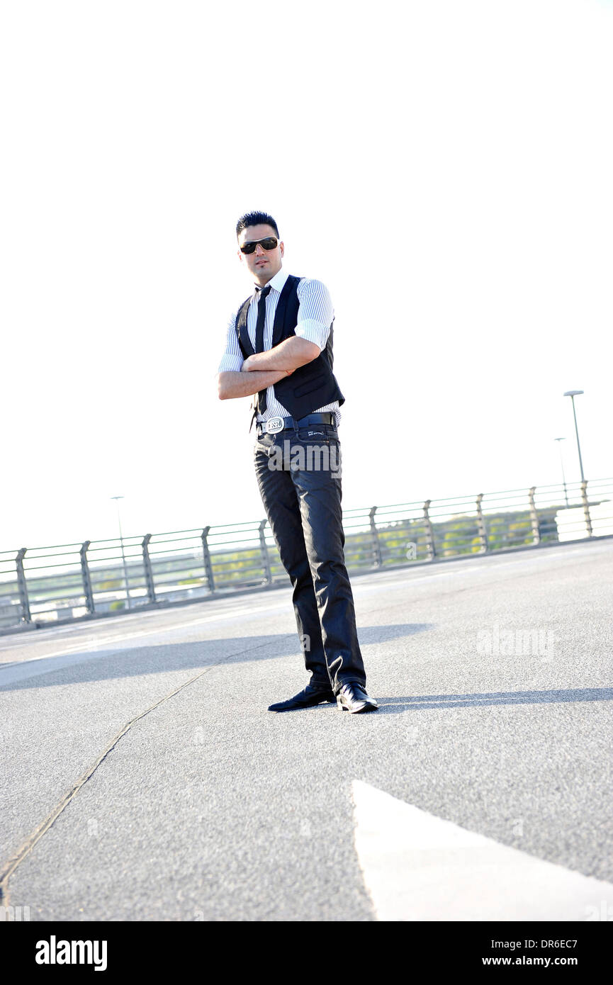 Young, self-confident man Stock Photo - Alamy