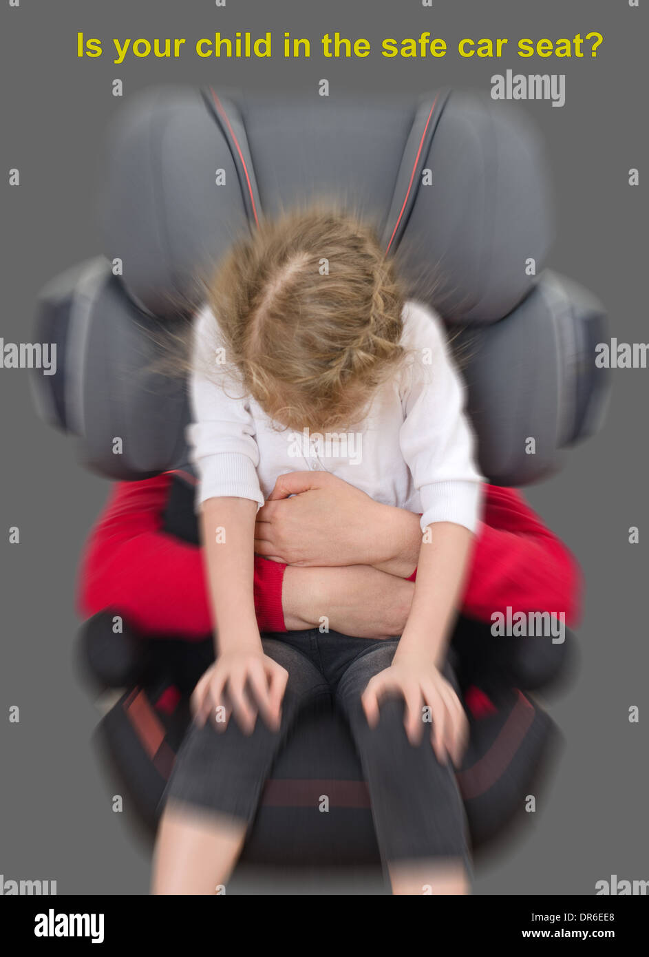 Child safety seat concept Stock Photo - Alamy