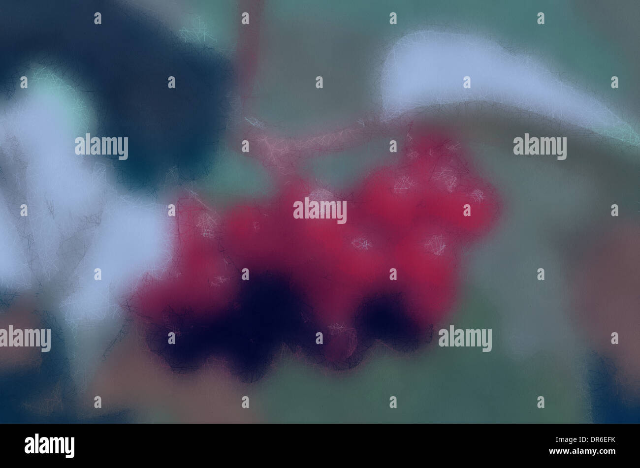 Graphics red snowball tree hi-res stock photography and images - Alamy