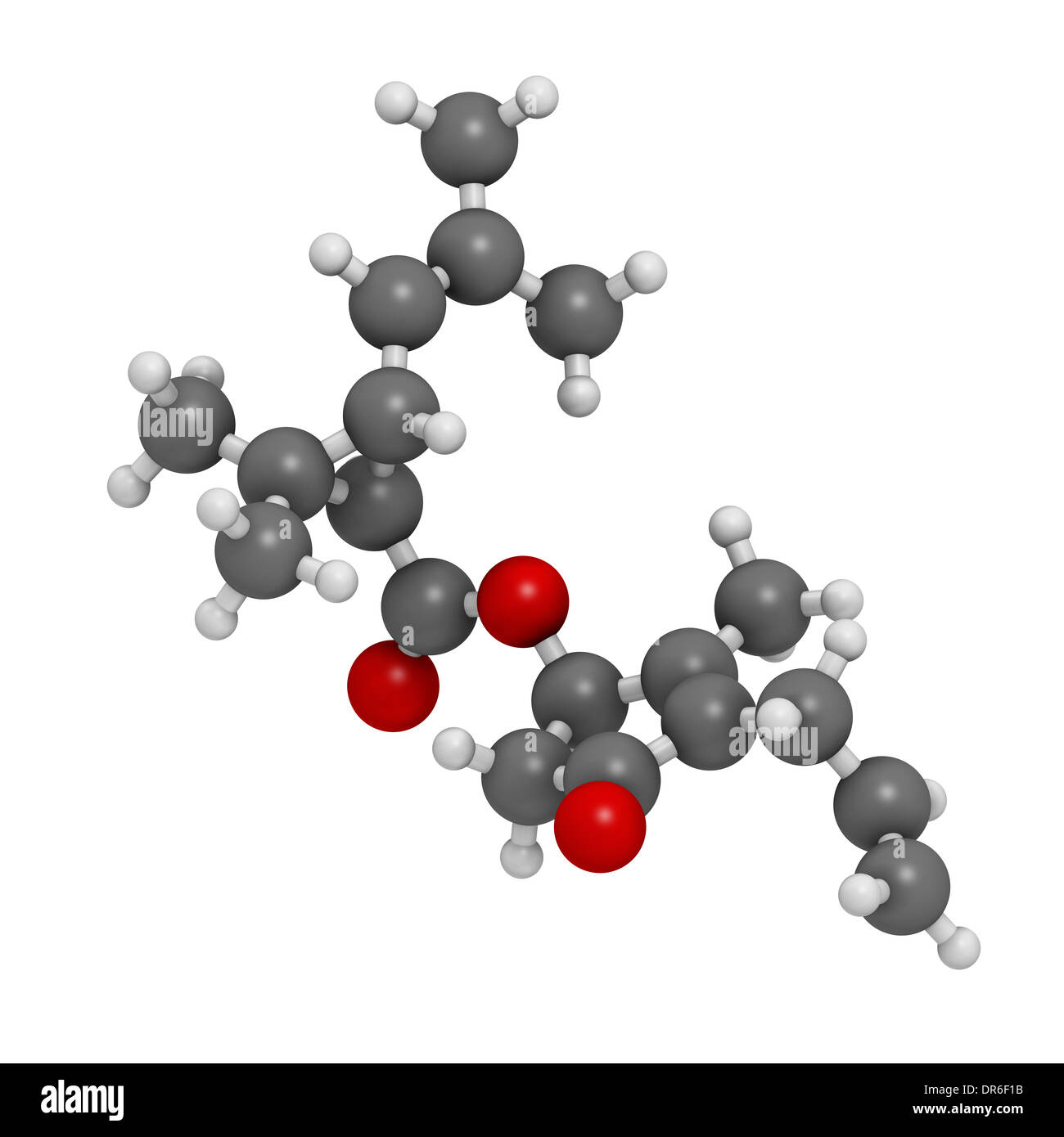 Allethrin pyrethroid insecticide molecule hi-res stock photography and ...