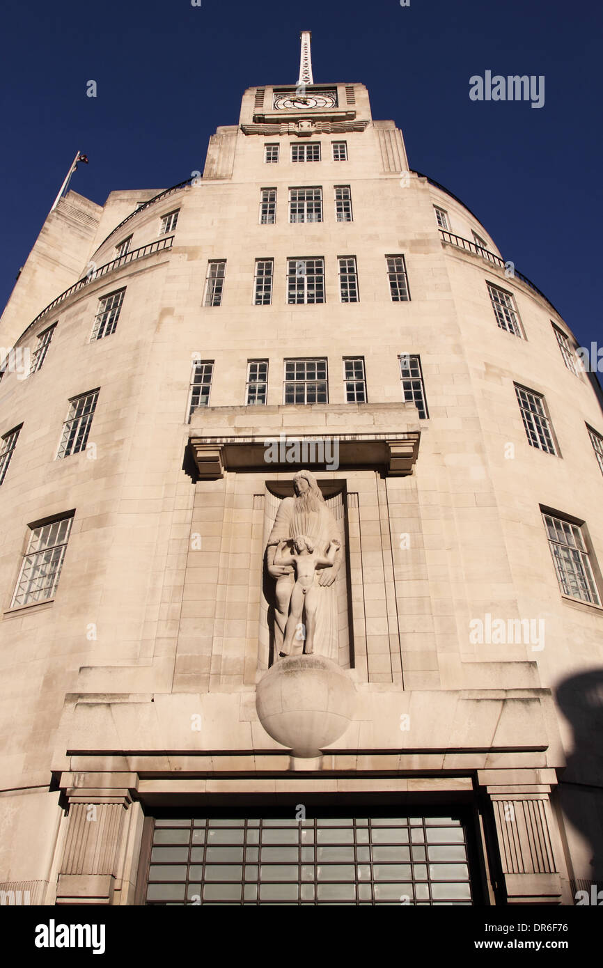 Bbc broadcasting house exterior hi-res stock photography and images - Alamy